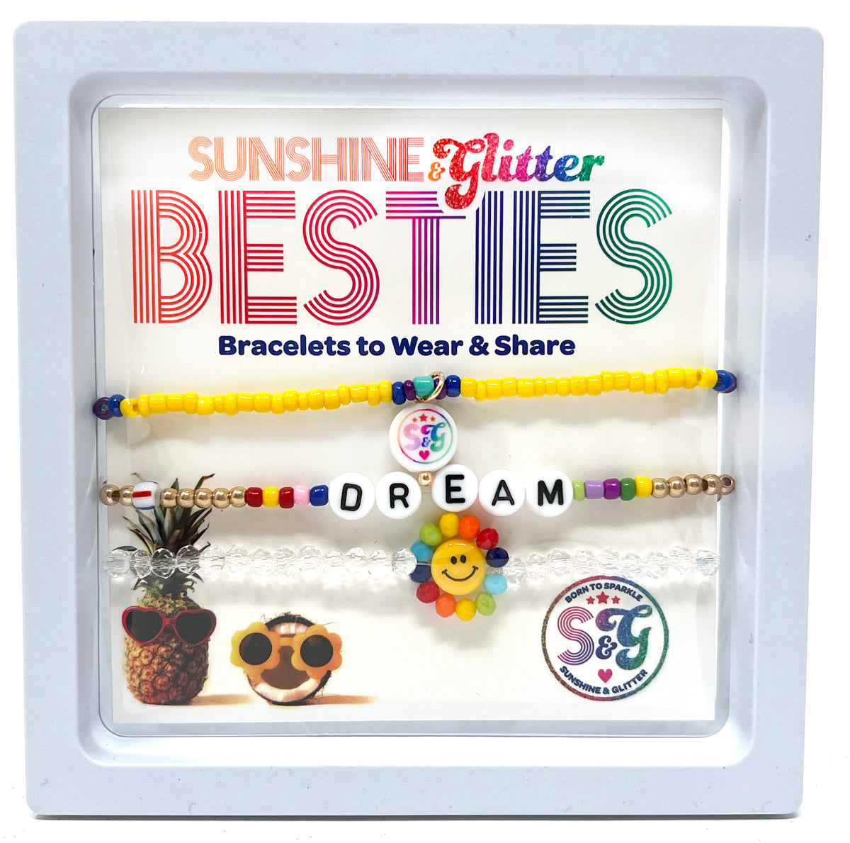 BESTIES Bracelet Set - DREAM – Sunshine & Glitter