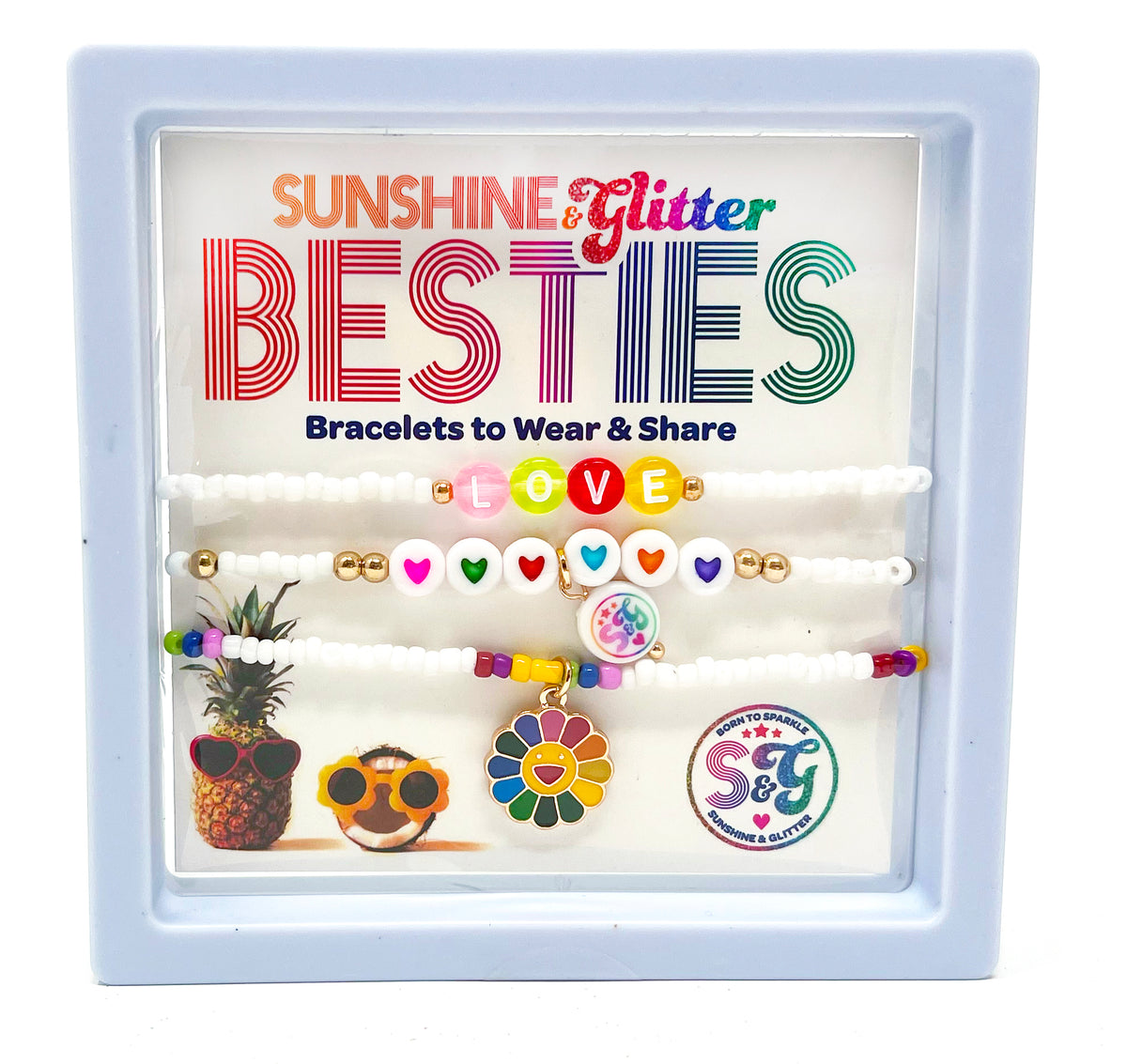 BESTIES Bracelet Set - Love – Sunshine & Glitter
