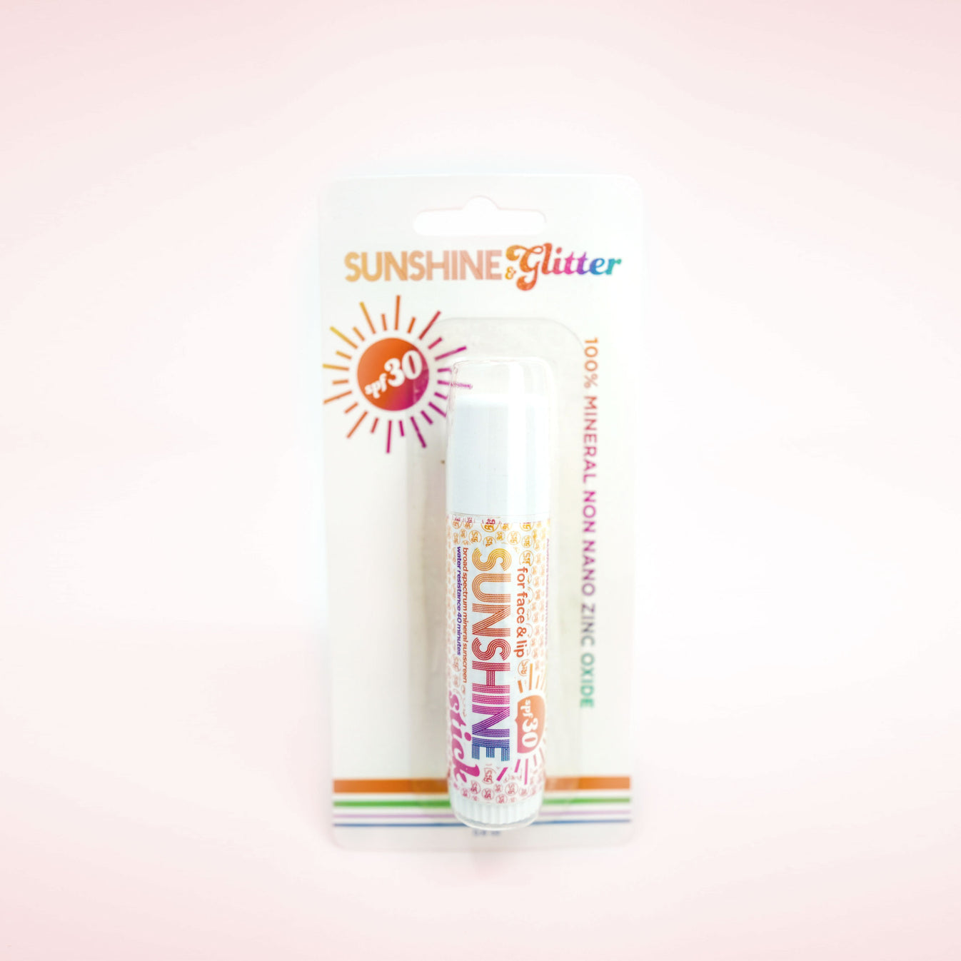 All-Natural Mineral SPF 30 SUNSHINE STICK – Sunshine & Glitter